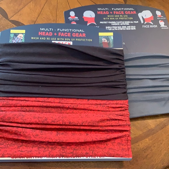 Accessories | Head And Face Gear Masks Multi Functional Headband 3 Nwt ...